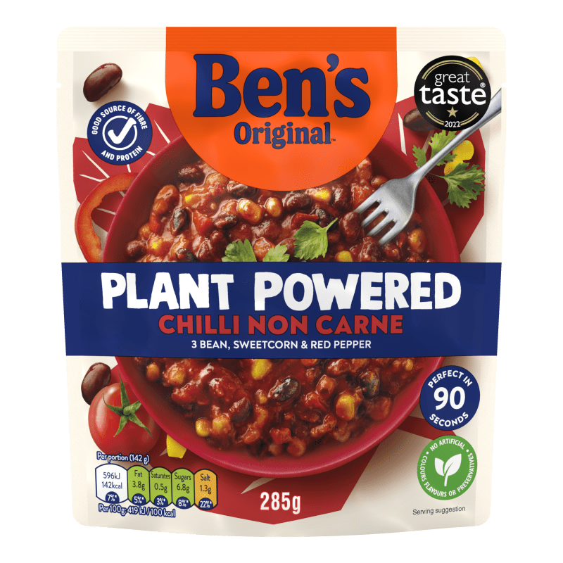 Ben's Plant Powered 3-bean Chilli Non Carne | Ben's Original