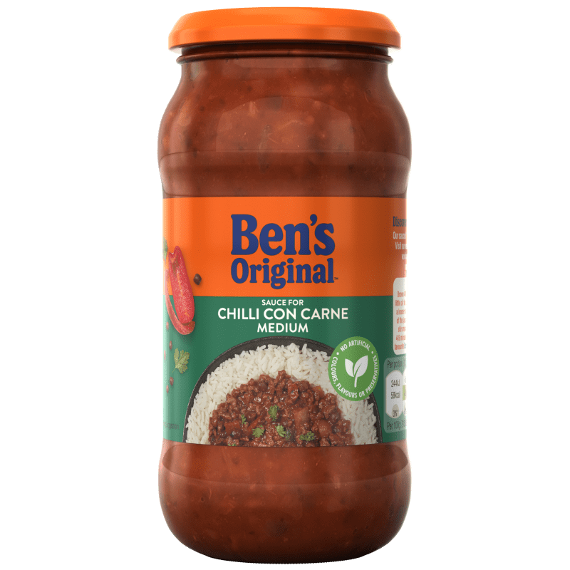 Medium Chilli Con Carne Sauce | 450g Cooking Sauce | Ben's Original™ UK
