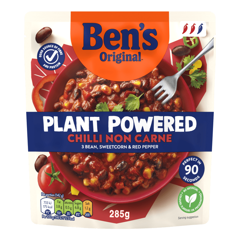 Ben's Plant Powered 3-bean Chilli Non Carne | Ben's Original